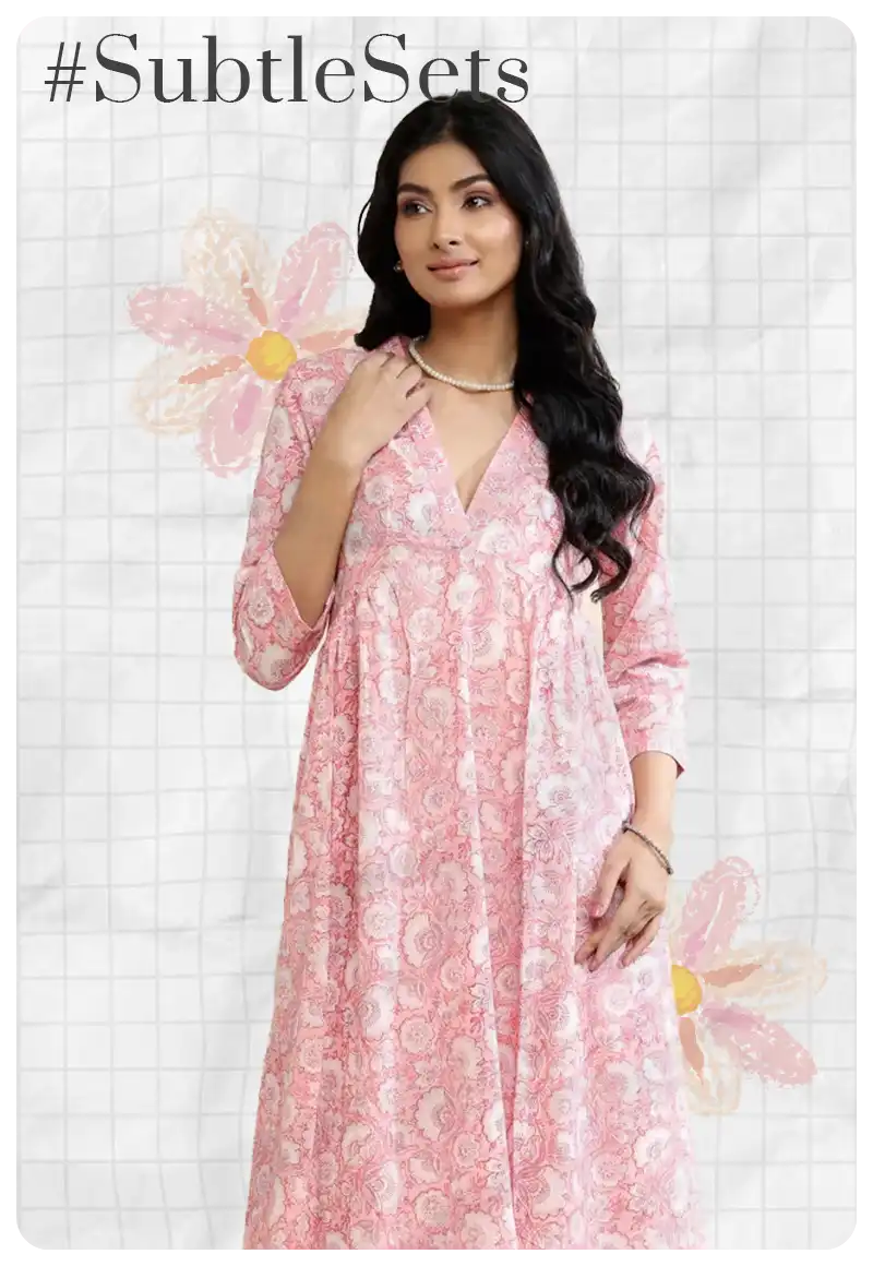 Finest Pure Cotton Kurtas | Intricate Handprints for Work & Leisure - Furrl